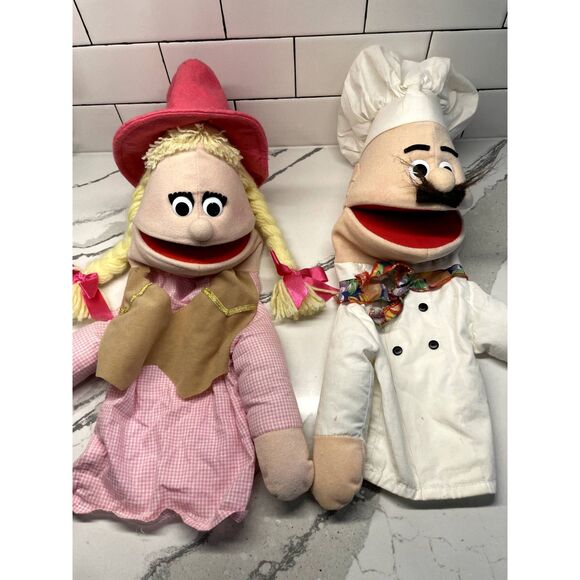 Puppet Partners | Toys | 2 Hand Puppets Puppet Partners Western Cowgirl ...